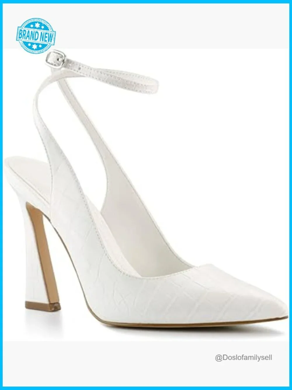 Shoes | Classic Pointed Toe Slingback Pumps Stiletto Heels Wedding ...